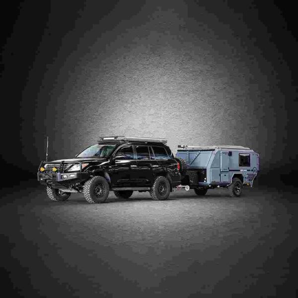 Quality 16feets Aluminum NJSTAR Trailer Explorer Overland Pop Up Off Grid Camping for sale