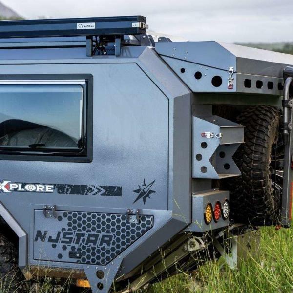 Quality Family Overland Caravan Trailer Customize Small Off Road Trailer 5m*2m*2m for sale