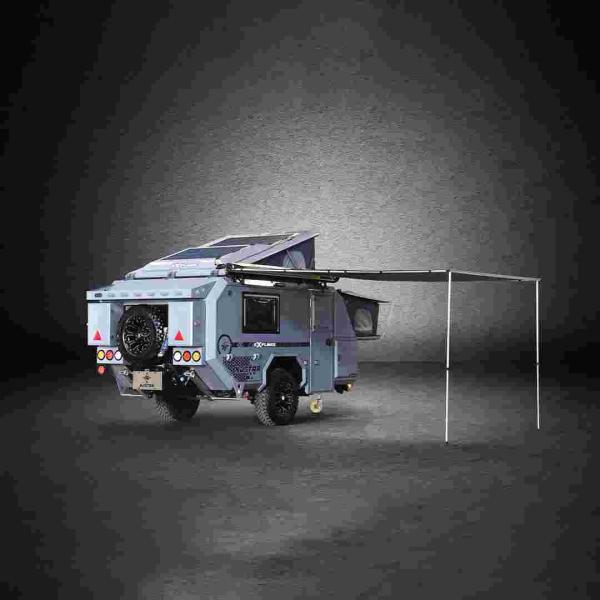 Quality Customized Njstar Camper Light Small Hybrid Awning Camper Trailer for sale