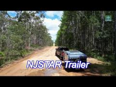 1400kg 4wd camper trailer 600w solar off grid camper trailer 300ah battery