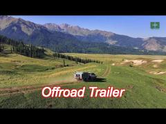 Njstar RV Caravan And Camping 1400KG Remolque de utilidad fuera de carretera de aluminio
