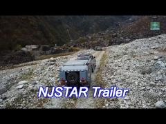 NJSTAR Overland Travel Trailer 16ft Energía solar fuera de la red Camper personalizado
