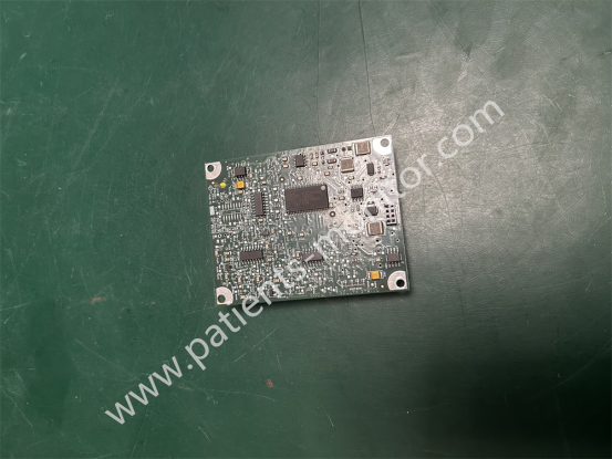 Front view of Welch Allyn NIBP board showing components and connections