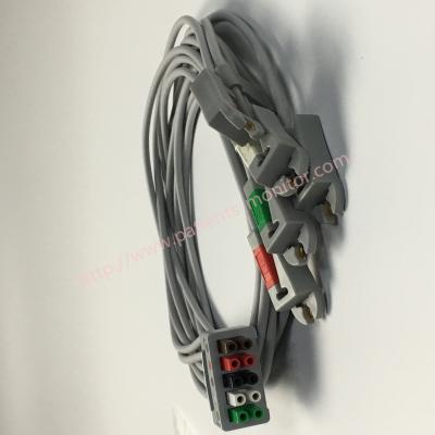 China REF 414556-002 GE CareFusion Multi Link ECG Leadwire Replaceable Set 5- Lead Grabber AHA 130CM Replace 412681-002 for sale