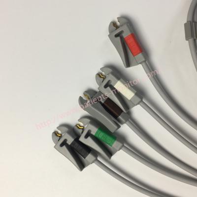 China REF 414556-002 GE CareFusion Multi Link ECG Leadwire Replaceable Set 5- Lead Grabber AHA 130CM Replace 412681-002 for sale