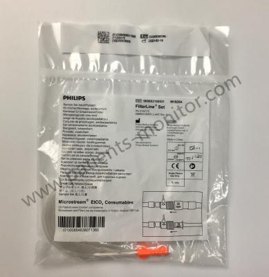 Cina I materiali di consumo di Microstream EtCO2 filtrano la linea insieme per riferimento 989803105531 di M1920A pediatrico adulto in vendita