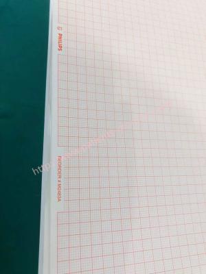 China Diagnostic Recording Thermal Paper 8 Pad Case M2483A PHiliph A4 8.5 In * 11 In Red Grid For TC10 TC20 TC30 TC40 TC50 for sale