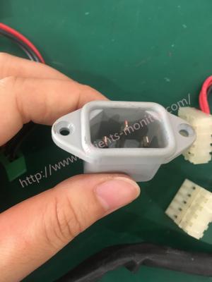 China GE Marquette Cardioserv Defibrillator Machine Parts Mains Plug Connector Power Cord  3 Wires 915 417 95 for sale