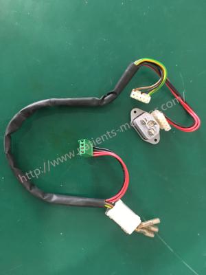 China GE Marquette Cardioserv Defibrillator Machine Parts Mains Plug Connector Power Cord  3 Wires 915 417 95 for sale