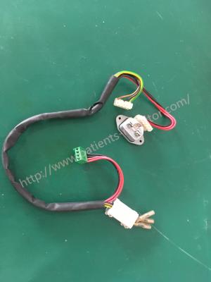China GE Marquette Cardioserv Defibrillator Machine Parts Mains Plug Connector Power Cord  3 Wires 915 417 95 for sale