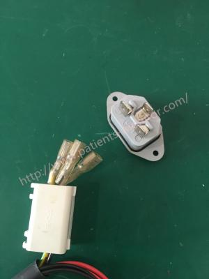 China GE Marquette Cardioserv Defibrillator Machine Parts Mains Plug Connector Power Cord  3 Wires 915 417 95 for sale