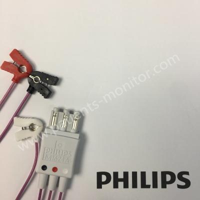 Κίνα Καθορισμένος Unshielded 3 μόλυβδος μολύβδου της PHiliph Neonatal ECG Miniclip AAMI 0.7M M1624A 989803144941 προς πώληση