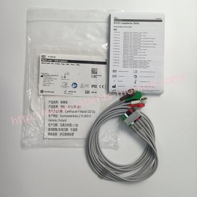 China REF 411200-00 GE CareFusion Multi Link ECG Leadwire Replaceable Set 5-Lead Snap AHA 74cm 29in for sale