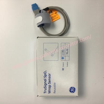 China TS-W-D Patient Monitor Accessories  GE Ohmeda TruSignal 9 Pin Spo2 Wrap Sensor Reusable 1m 3.3ft for sale