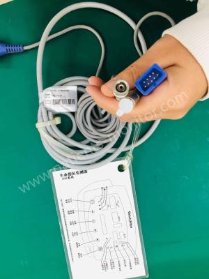 China Nellcor DEC-8 Pulse Oximetry SpO2 Extension Cable For Welch Allyn Vital Signs Monitor 300 Series for sale