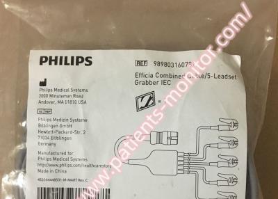China PHiliph Efficia Combined Cable 5 Leadset Grabber IEC REF 989803160781 for sale