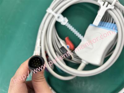 China IEC Patient Cable 10 Strand Clamp For Mortara Q-Stress 60-00186-01 Compatible With 10 Lead EKG Cable Colorful Grabb for sale