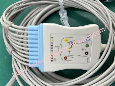 China IEC Patient Cable 10 Strand Clamp For Mortara Q-Stress 60-00186-01 Compatible With 10 Lead EKG Cable Colorful Grabb for sale