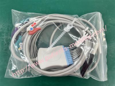 China IEC Patient Cable 10 Strand Clamp For Mortara Q-Stress 60-00186-01 Compatible With 10 Lead EKG Cable Colorful Grabb for sale