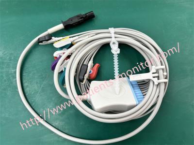 China IEC Patient Cable 10 Strand Clamp For Mortara Q-Stress 60-00186-01 Compatible With 10 Lead EKG Cable Colorful Grabb for sale