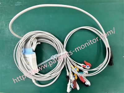 China IEC Patient Cable 10 Strand Clamp For Mortara Q-Stress 60-00186-01 Compatible With 10 Lead EKG Cable Colorful Grabb for sale