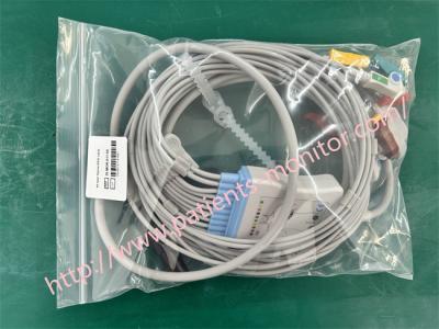 China IEC Patient Cable 10 Strand Clamp For Mortara Q-Stress 60-00186-01 Compatible With 10 Lead EKG Cable Colorful Grabb for sale