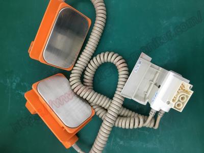China Nihon Kohden TEC-7621C Defibrillator Paddles ND-782VC Orange Grey Color for sale