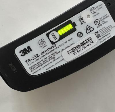 China 3M TR-332 LI-ION RECHARGEGABLE BATTERY 11.1V 4.8AH 54WH FOR 3M VERSAFLO TR-800 TR-830 POWERED AIR PURIFYING RESPIRATOR for sale