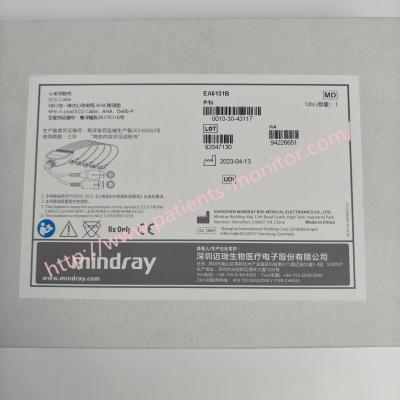 Cina Mindray 6Pin 3-Lead ECG Cable AHA Defib-P EA6131B PN 0010-30-43117 in vendita