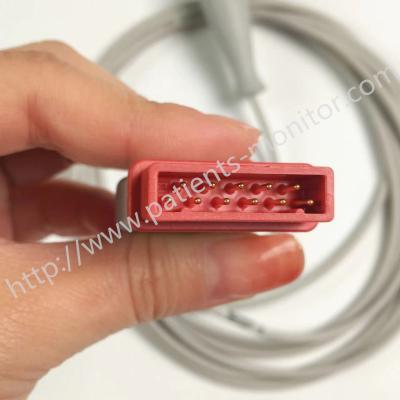 China GE Invasive Blood Pressure Cable Conversion Cord GE to BD 2016995-001 3.6M/12FT Single Core for Patients Monitor for sale