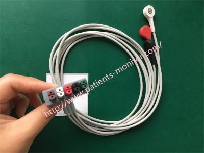 Cina Mindray 3-lead ECG leadset Adulto Pediatrico AHA snap 0010-30-42734 ECG Parte della macchina Nuova Originale in vendita
