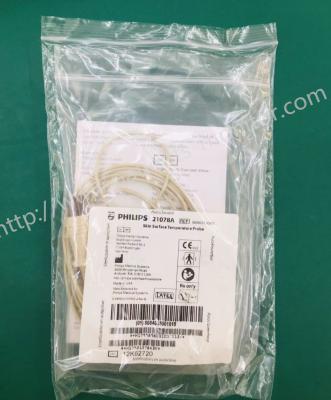 China PHiliph 21078A Patient Monitor Skin Surface Temperature Probe Reusable 2-pin Connector 989803100901 for sale