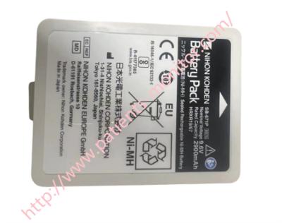 China Nihon Kohden Patient Monitors SB-671 Rechargeable Nickel Metal Hydride Battery 9.6V 2900Ah for sale