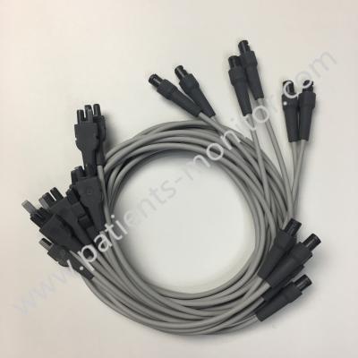 China GE MAC5000 MAC5500 ECG Machine Universal Lead Wire 10 Set Mixed Length REF 420101-002 for sale