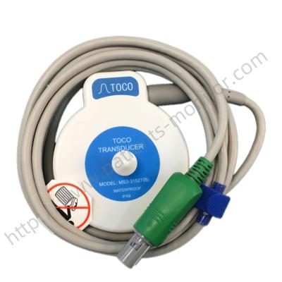 Cina Edan Fetal TOCO Transducer Probe MS3-31527 (B) 02.01.31527 6 perni Blue Label per F2 F3 F6 F9 Fetal Monitor in vendita