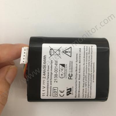 China PHiliph Rechargeable Lithium Ion Battery 989803174881 for VS1 VS2+ Patient Monitor 11.1V 2.4Ah 26.64Wh for sale