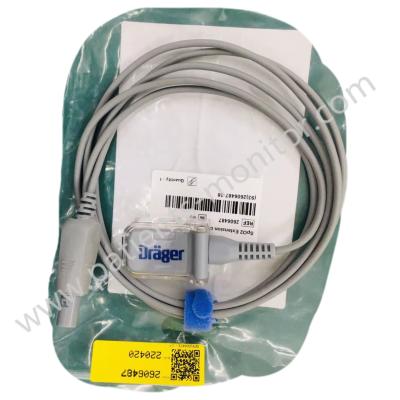 China Drager 2606487 SPO2 Extension Cable 2M Reusable New Original Medical Accessories for sale