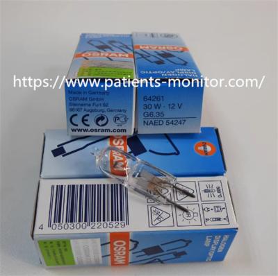 China OSRAM 64261 12V30W G6.35 NAED 54247 Microscope Slit Lamp Halogen Tungsten Bulb for sale