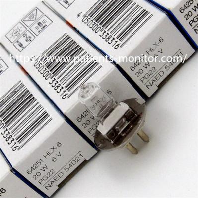 China OSRAM HLX 64251 6V20W PG22 Slit Bulb 6V 20W For Microscopes Optical Instruments And Dental Equipment for sale