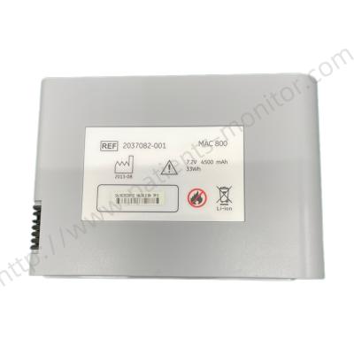 중국 GE 2037082-001 재충전 가능한 리?? 이온 배터리 MAC 800 ECG 기계 부품 7.2V 4500mAh 33Wh 판매용