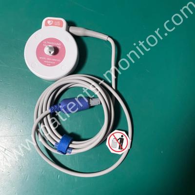 China Edan US Transducer Probe MS3-109301 (D) 4 Pin Double Slot for F2 F3 F6 Fetal Monitor 1MHz 8 Ultrasound Crystals Pink for sale