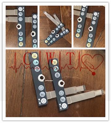 China Medical Patient Monitor Parts VM6 VM8 Button Membrane for sale