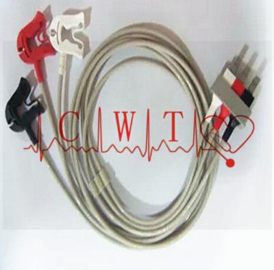 Cina Work Well Accessories PHiliph Adult clips 3 lead M1603A In Good Shape Medical Device Hospital Equipment​ in vendita