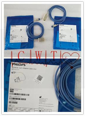 China Blue Spo2 Adapter Cable , M1943AL 3m Spo2 Extension Cable for sale
