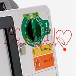 China 9.1'' Aed Defibrillator Machine , 2nd Hand Shock Machine For Heart Attack for sale