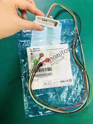 중국 ECG 케이블 PHiliph IntelliVue MX40 환자 모니터 ECG 5-리드 스냅 AAMI+Spo2 989803171841 판매용