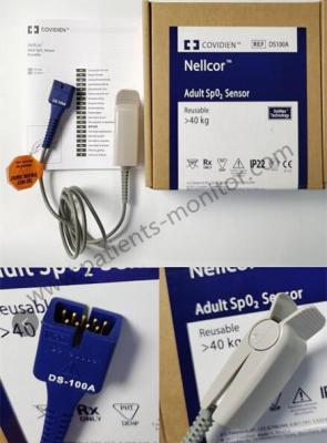 China DS100A DS-100A Patient Monitor Accessories Reusable Non Sterile Adult SpO2 Sensor for sale