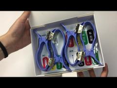 Las piezas NC-143E ECG Fastclip Ø4 1 de la máquina de H068A Nihon Kohden ECG fijaron 4 PC