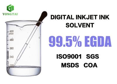 Cina EGDA per il getto di inchiostro ricoprente Digital che stampa la pittura nana CAS solvente 111-55-7 del getto di inchiostro in vendita