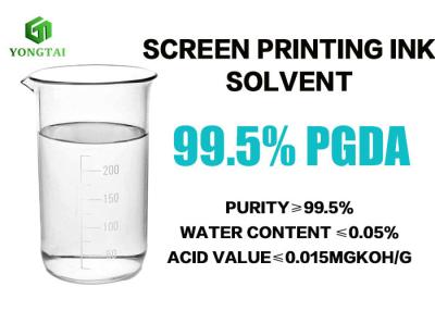 Cina Diluente trasparente PGDA per l'inchiostro solvente RoHS del plastisol dell'inchiostro da stampa dello schermo in vendita
